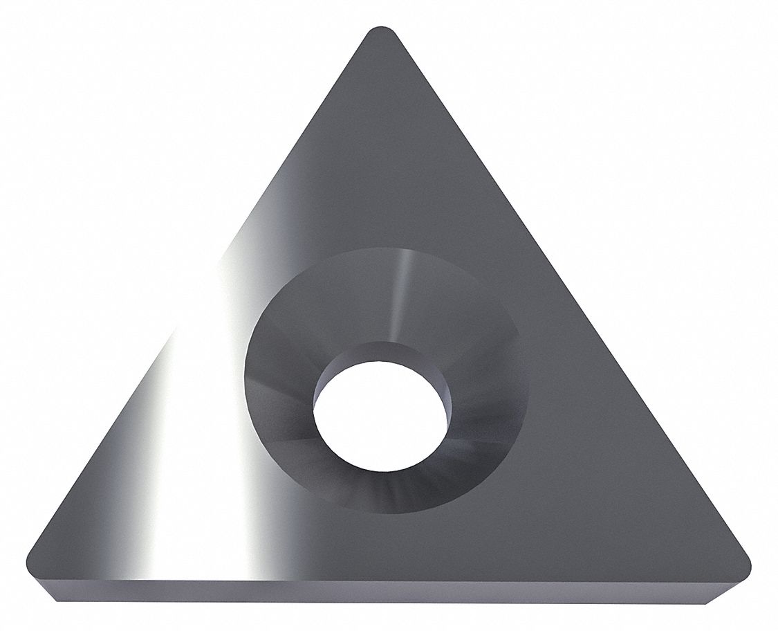 MICRO 100, 3/8 in Inscribed Circle, 10° Clearance Angle, Triangle ...