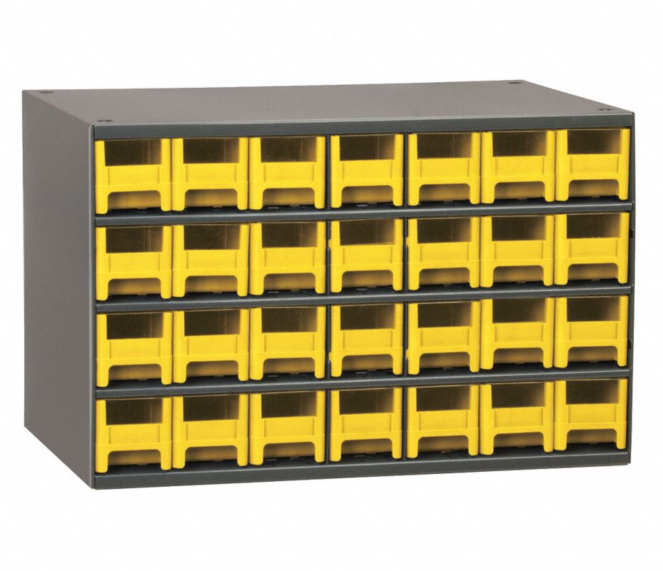 AKRO-MILS Gabinete para Contenedores Tipo Gaveta, Negro, Amarillo ...