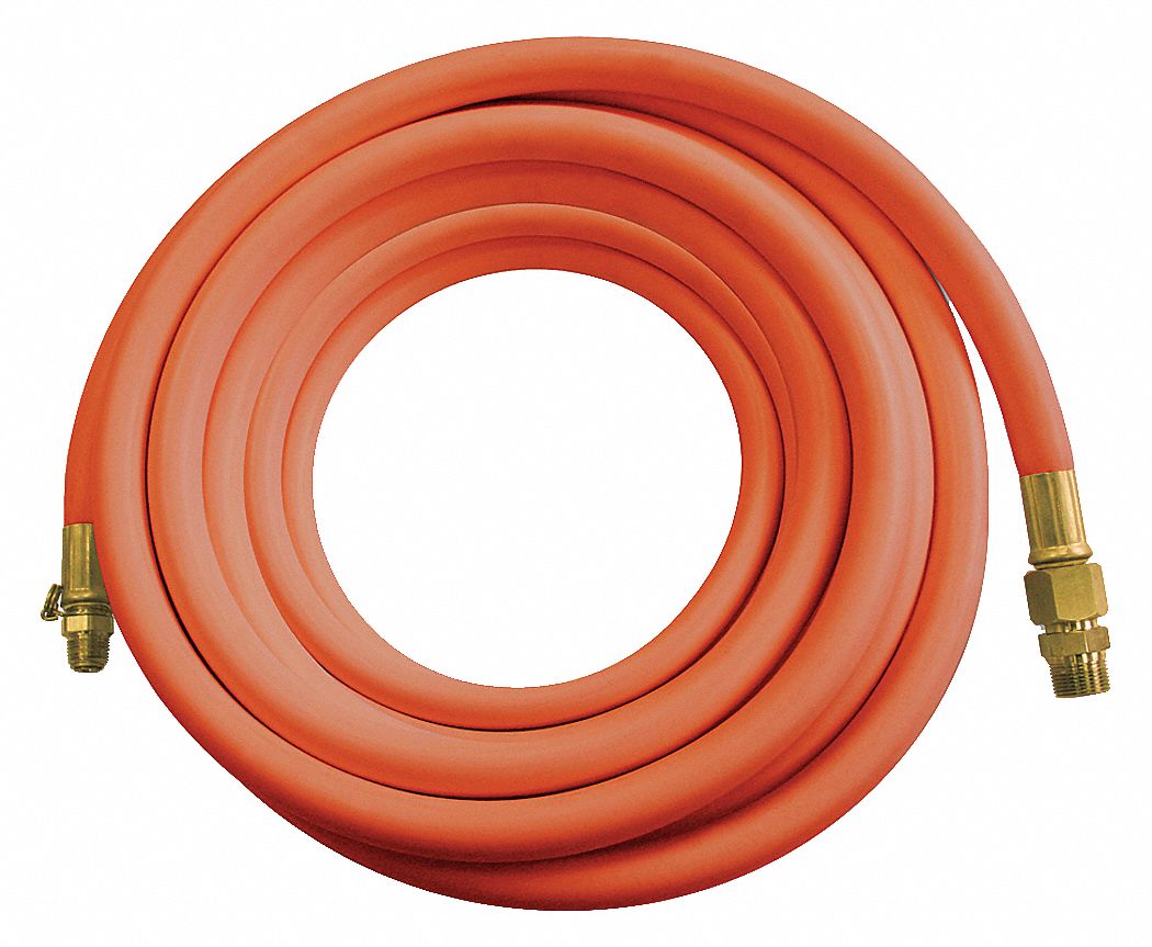 Washdown Hose, 3/4 in GHT Brass Fitting Size - Grainger