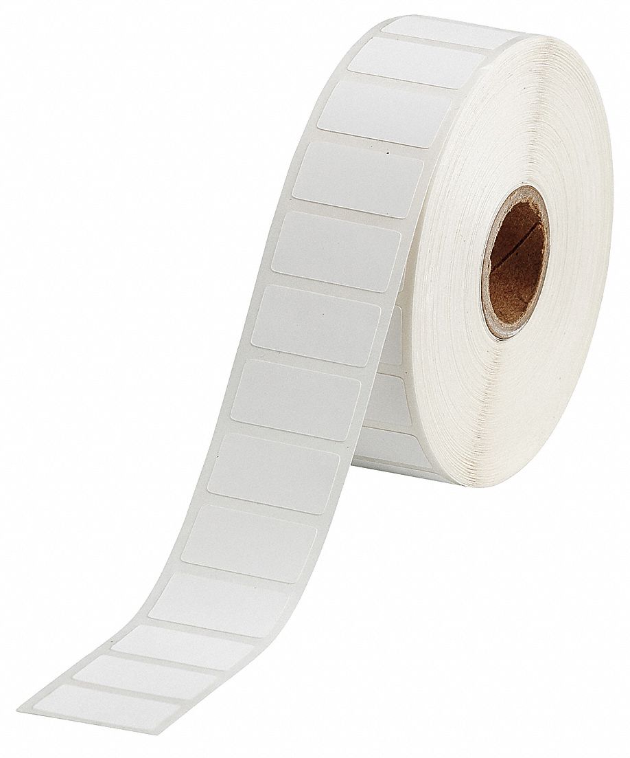 Rectangle, 1/2 in x 1 in, Precut Label Roll - 18DU48|THT-59-7425-2 ...