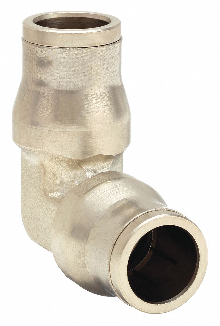 LEGRIS, 12 mm OD x 12 mm OD Size, Push-to-Connect x Push-to-Connect, Push-Fit Elbow Fitting ...