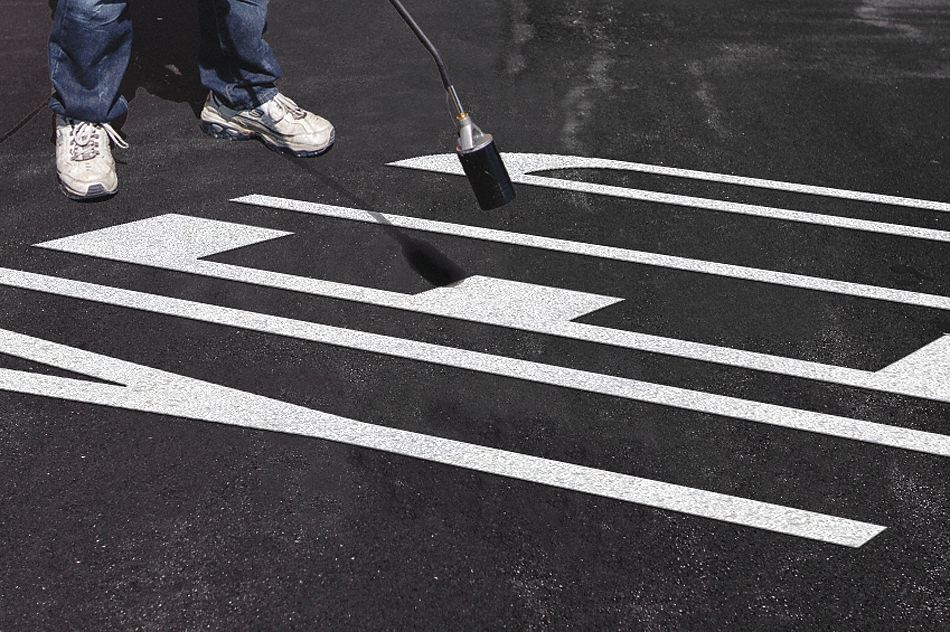 RAE Preformed Thermoplastic Pavement Markings: Yield - 8, White, 8 ft ...