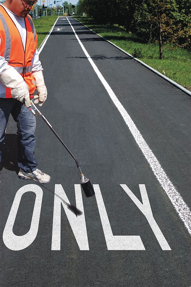 RAE Preformed Thermoplastic Pavement Markings, White, Only, 4 ft ...