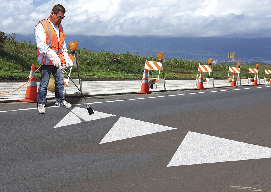 RAE Preformed Thermoplastic Pavement Markings: Shark Teeth Yield ...