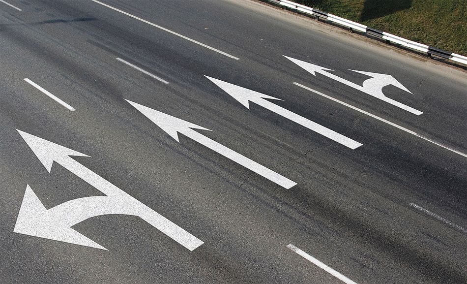 RAE Preformed Thermoplastic Pavement Markings: Right Combo Arrow, White ...