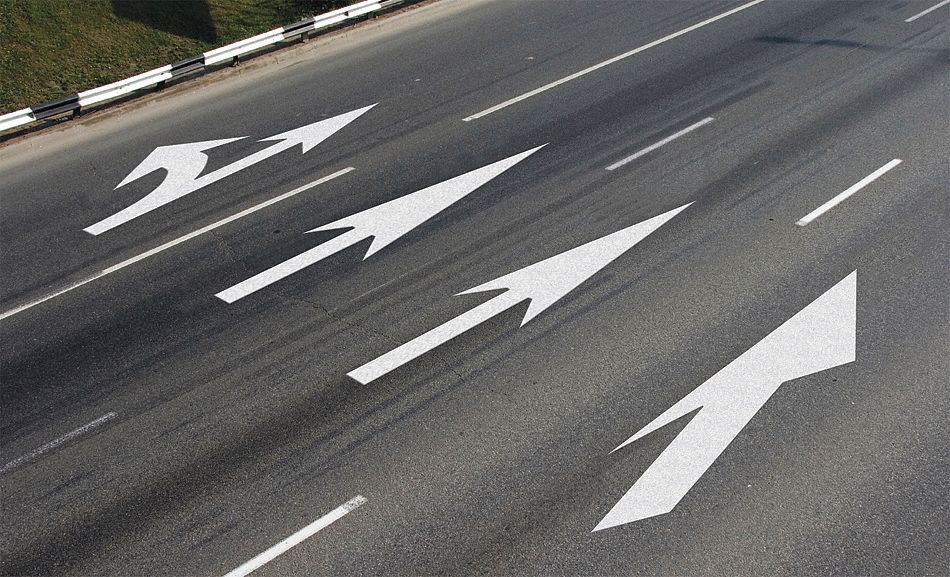 RAE Preformed Thermoplastic Pavement Markings: Reversible Lane Drop ...