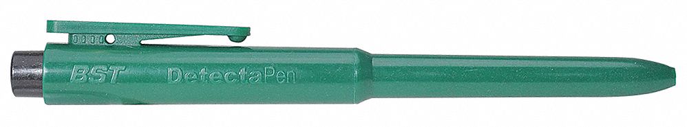 DETECTAPRO PEN, RJPEN, 1 MM, POCKET CLIP, GREEN, BLACK, BALLPOINT ...