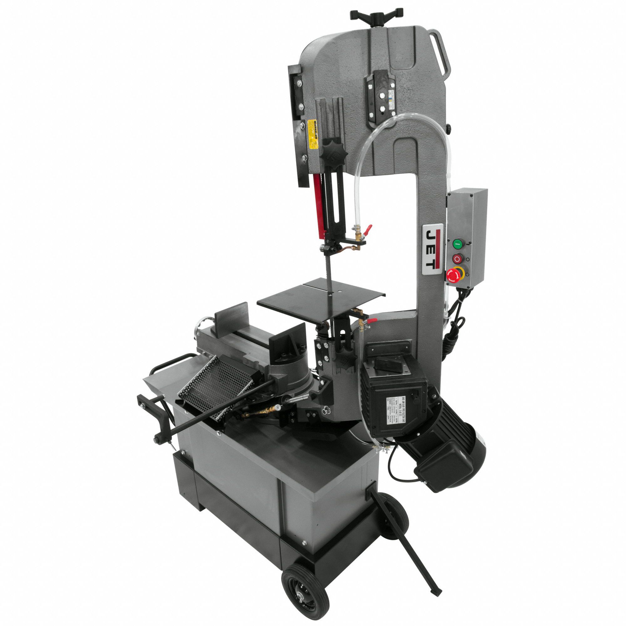 JET Band Saw: Combo Horizontal/Vertical, 115/230V AC, 7 in x 10 1/2 in ...