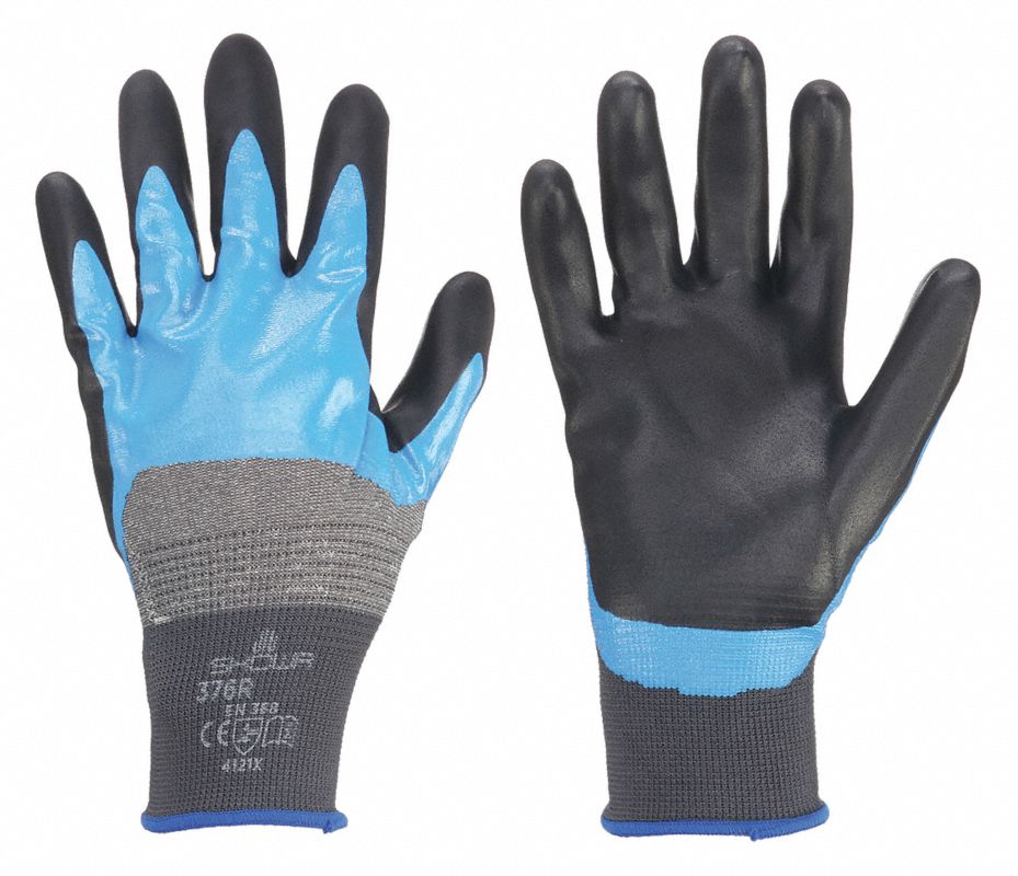 SHOWA Guantes Recubiertos Tejido Dedo Completo Poliéster CH - 18F249 ...