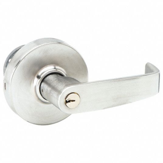SARGENT, 48 in Max Door Wd, Chrome, Mechanical Exit Device Trim ...