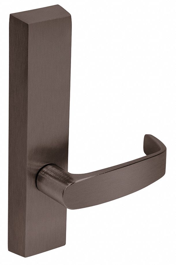 SARGENT, 48 in Max Door Wd, Bronze, Mechanical Exit Device Trim ...