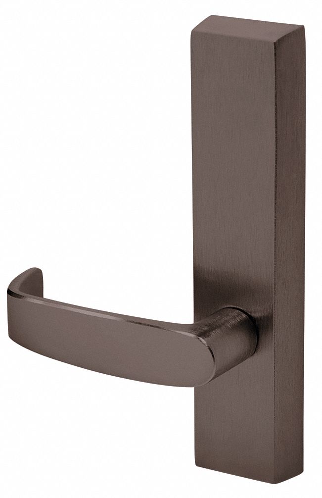 SARGENT, 48 in Max Door Wd, Bronze, Mechanical Exit Device Trim ...