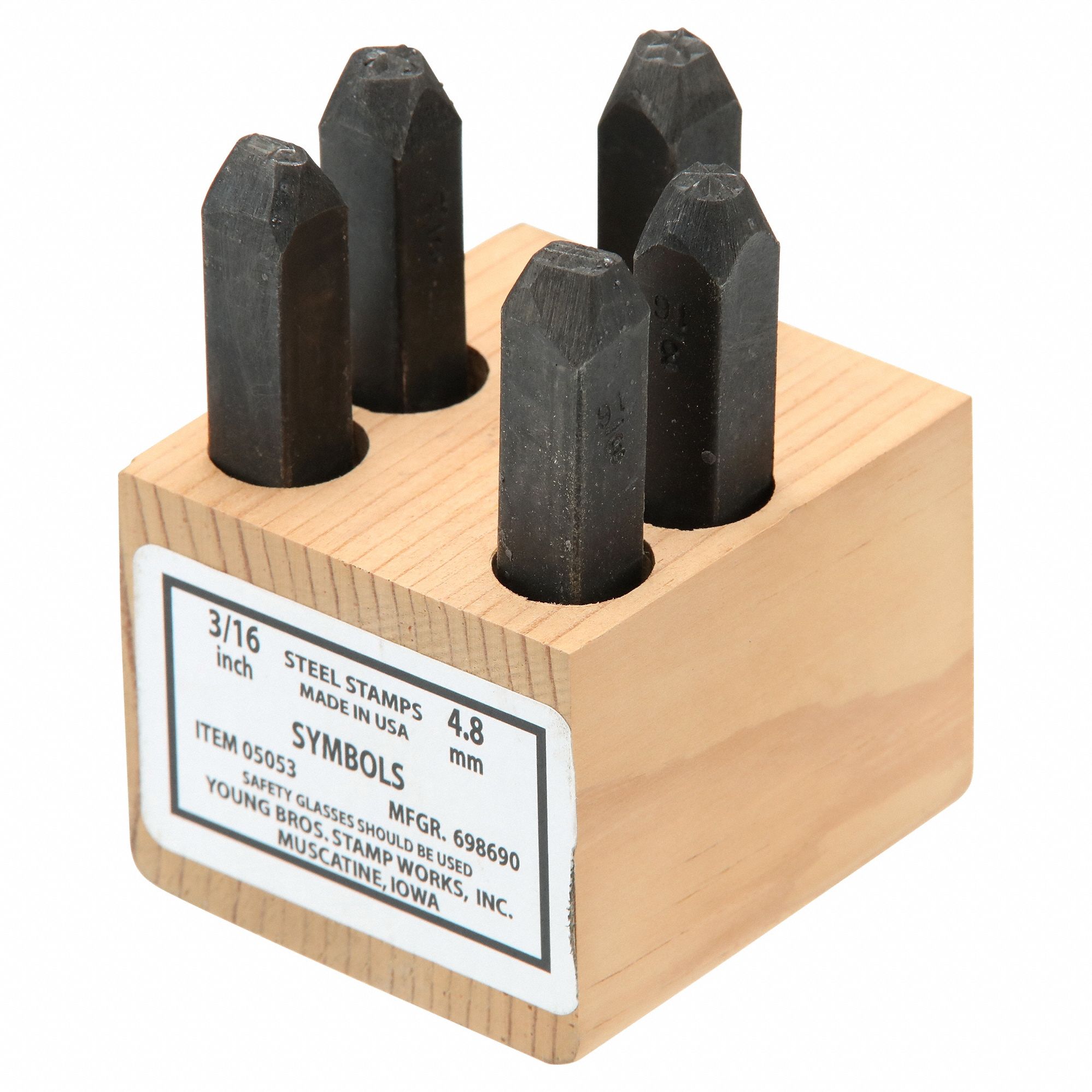 YOUNG BROS. STAMP WORKS, Arrow/Asterisk (*)/Plus Sign (+)/Pound Sign ...