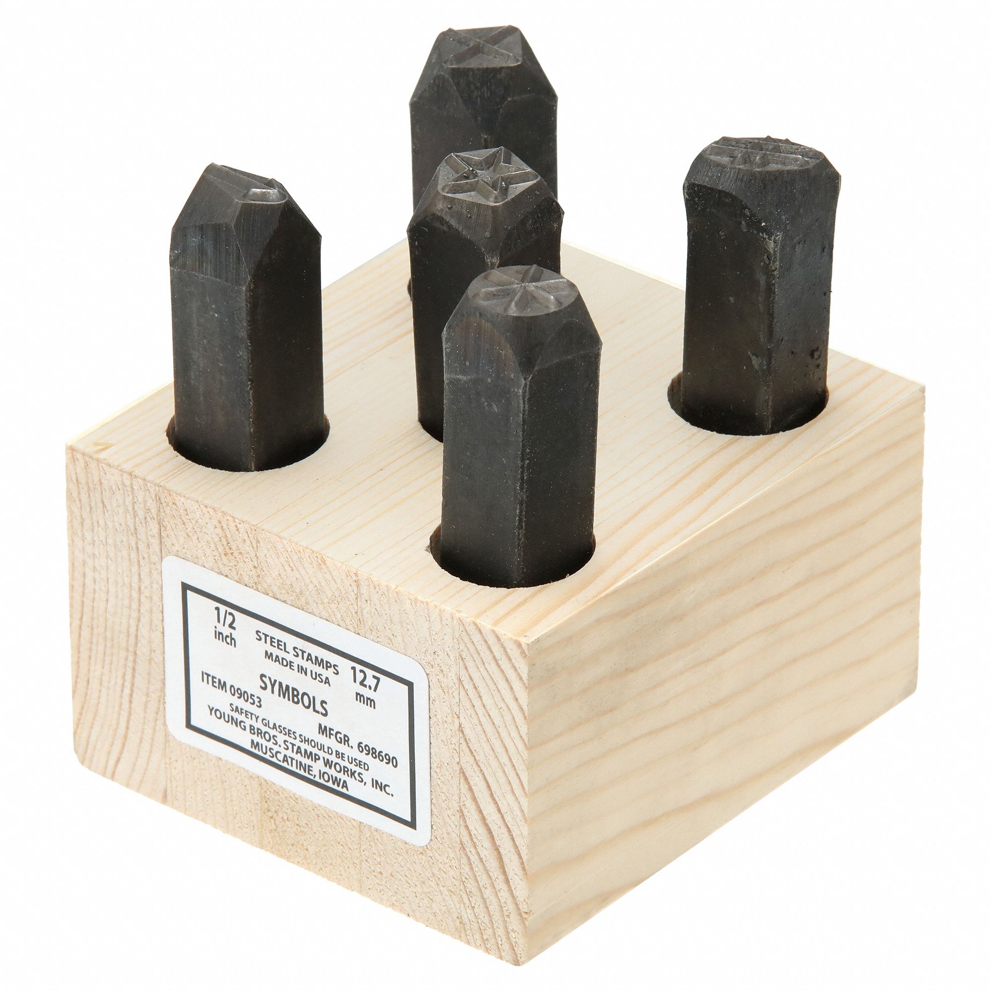 YOUNG BROS. STAMP WORKS, Arrow/Asterisk (*)/Plus Sign (+)/Pound Sign ...