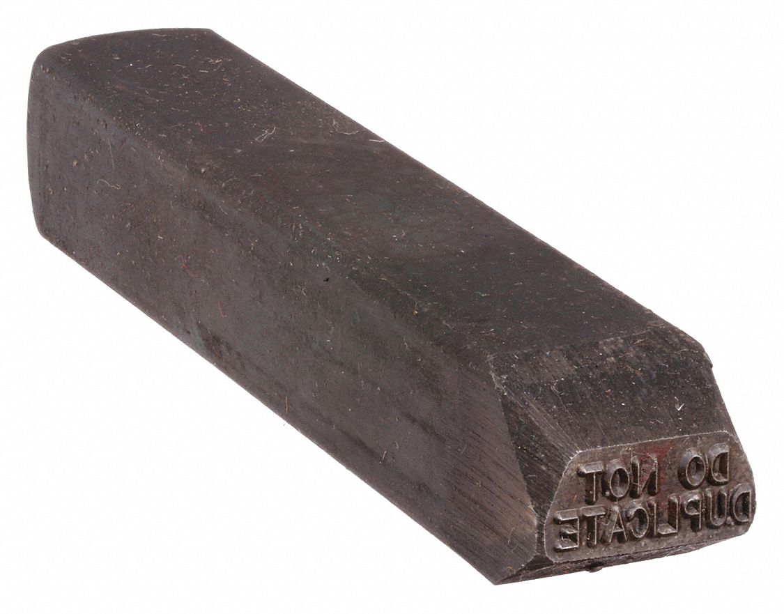 YOUNG BROS. STAMP WORKS, Do Not Duplicate, 3 3/4 in Shank Lg, Locksmith ...