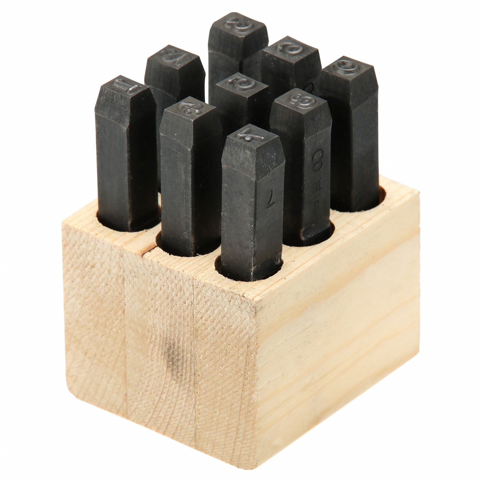 YOUNG BROS. STAMP WORKS, 0 to 8 (With 6 Serving as 9), 3/16 in ...