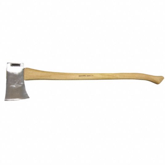 American Felling Axe, Hickory Handle Material, 35 3/8 in, Head Weight 4 ...