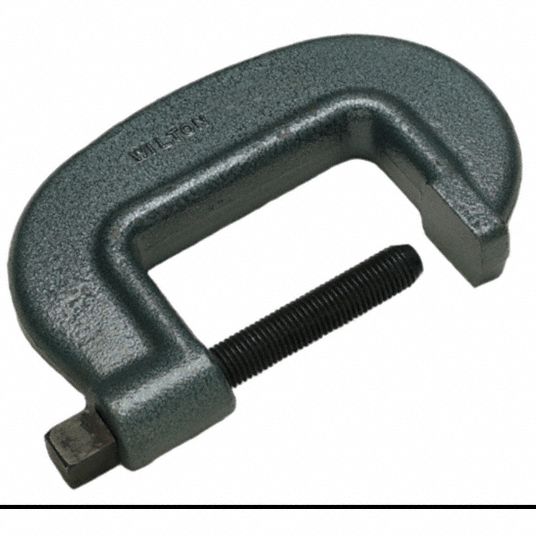 Extra Heavy Duty Forged Steel C-Clamp, 5 1/2 in Max. Opening, 3 1/8 in ...