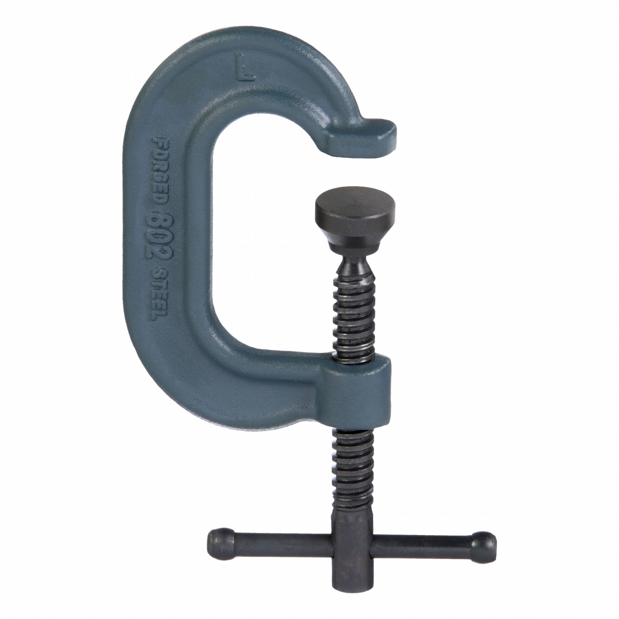 WILTON, Heavy Duty, V-Grooved, C-Clamp - 18G704|802 - Grainger
