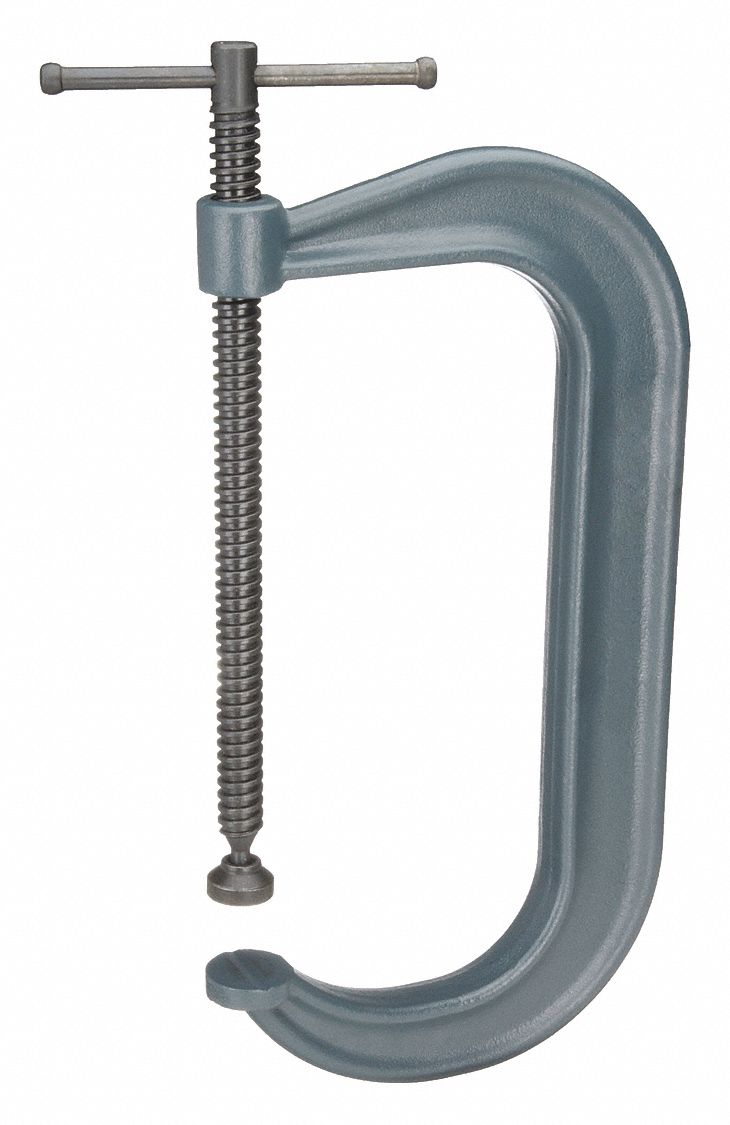 WILTON, Extra Heavy Duty, V-Grooved, C-Clamp - 18G718|412 - Grainger