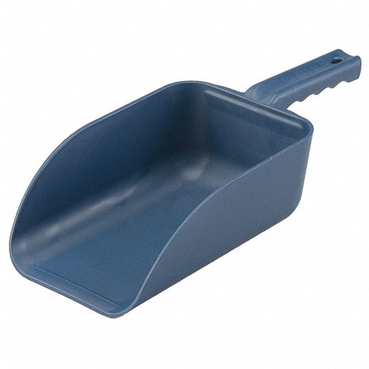 Hand Scoop,Metal Detectable,82 oz,Blue - Grainger