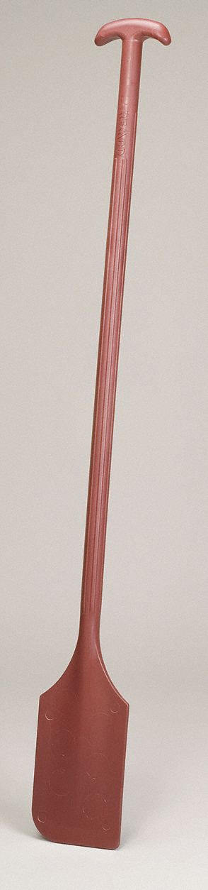 Paddle Scraper,6 x 52 In,Red,Poly - Grainger