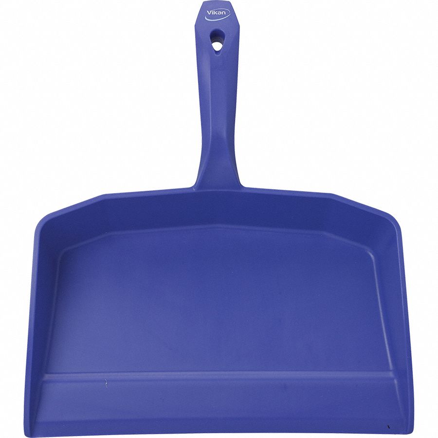 VIKAN Handheld Dust Pan: Polypropylene, 5 1/2 in Handle Lg, 13 1/4 in ...