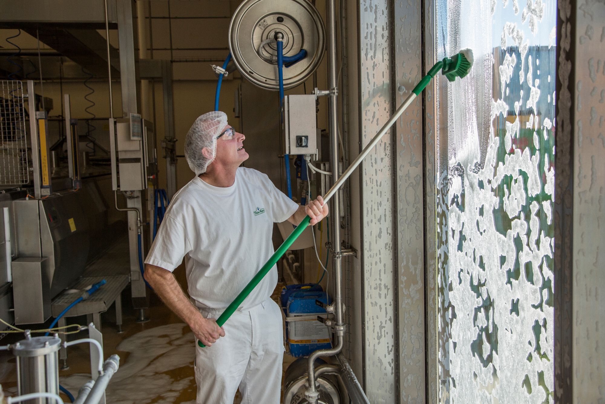 VIKAN Color Coded Handle: Threaded, European, Aluminum, 59 in Lg, 1 1/4 ...