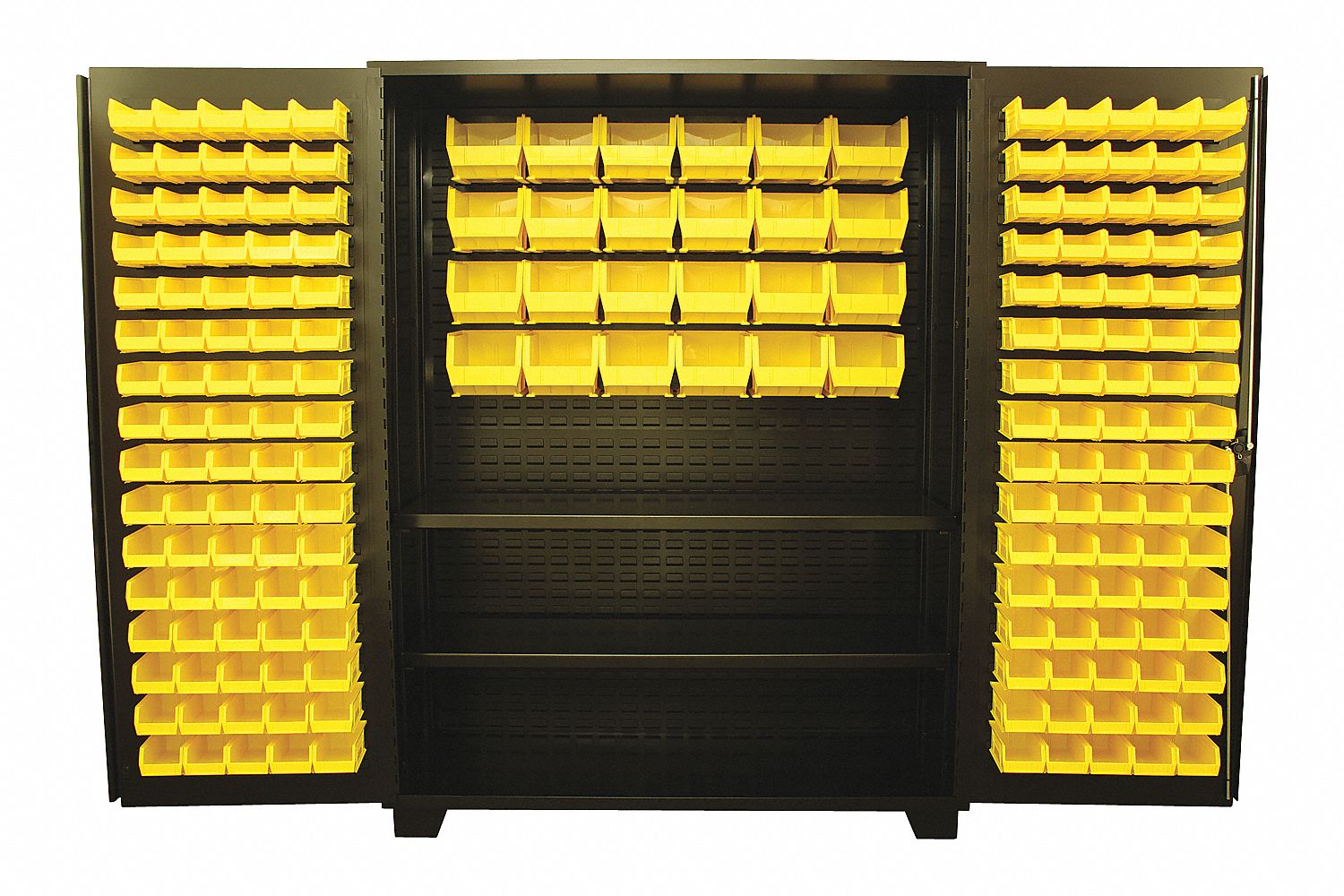 JAMCO, 60 in x 24 in 78 in, 2 Shelves, Bin Cabinet - 18H149|DT260BL ...