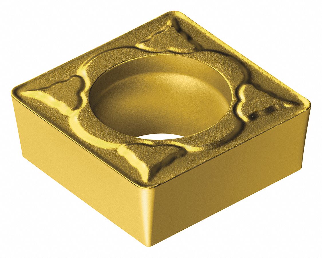 SANDVIK COROMANT, 0.500 in Inscribed Circle, Neutral, Turning Insert ...