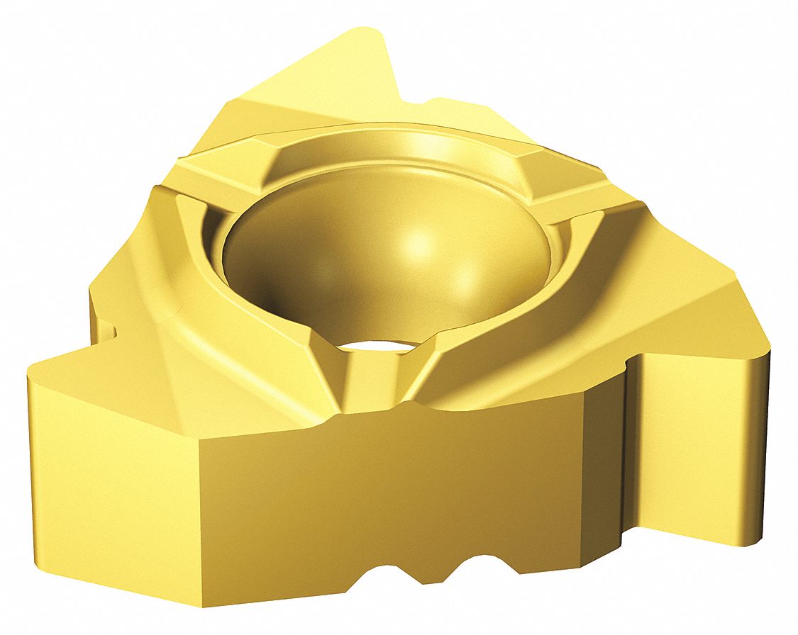 SANDVIK COROMANT, Right Hand, 3/8 in Inscribed Circle, Threading Insert ...