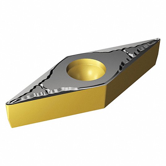 SANDVIK COROMANT, VBMT Insert, Neutral, Turning Insert, Medium, Diamond ... SANDVIK COROMANT, VBMT Insert, Neutral, Turning Insert, Medium, Diamond ...