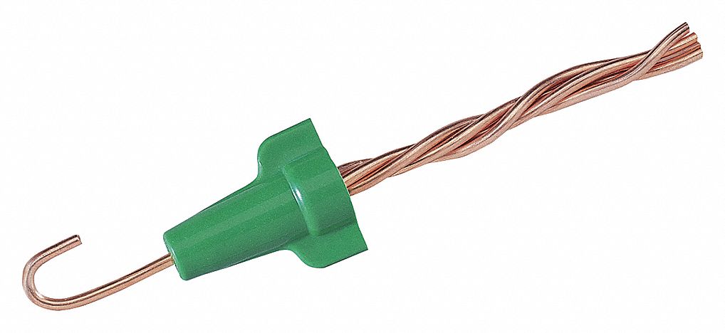IDEAL WIRE CONNECTOR,GROUNDING,GREEN,PK 1 - Twist-On Wire Connectors ...
