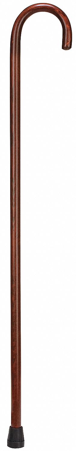 Cane, Standard Handle Type, Standard Base Type, 36 in Height, 250 lb ...