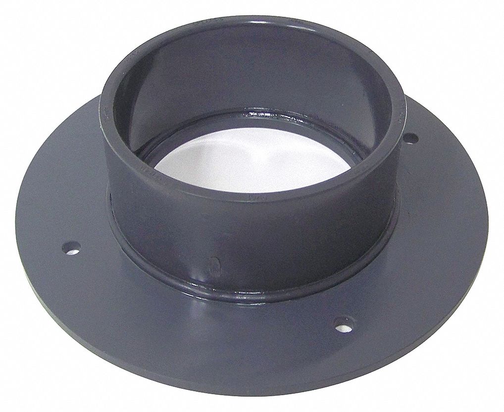 PLASTIC SUPPLY FLANGE,PVC,4 IN - Duct Fittings - WWG6UXT6 | 6UXT6 ...