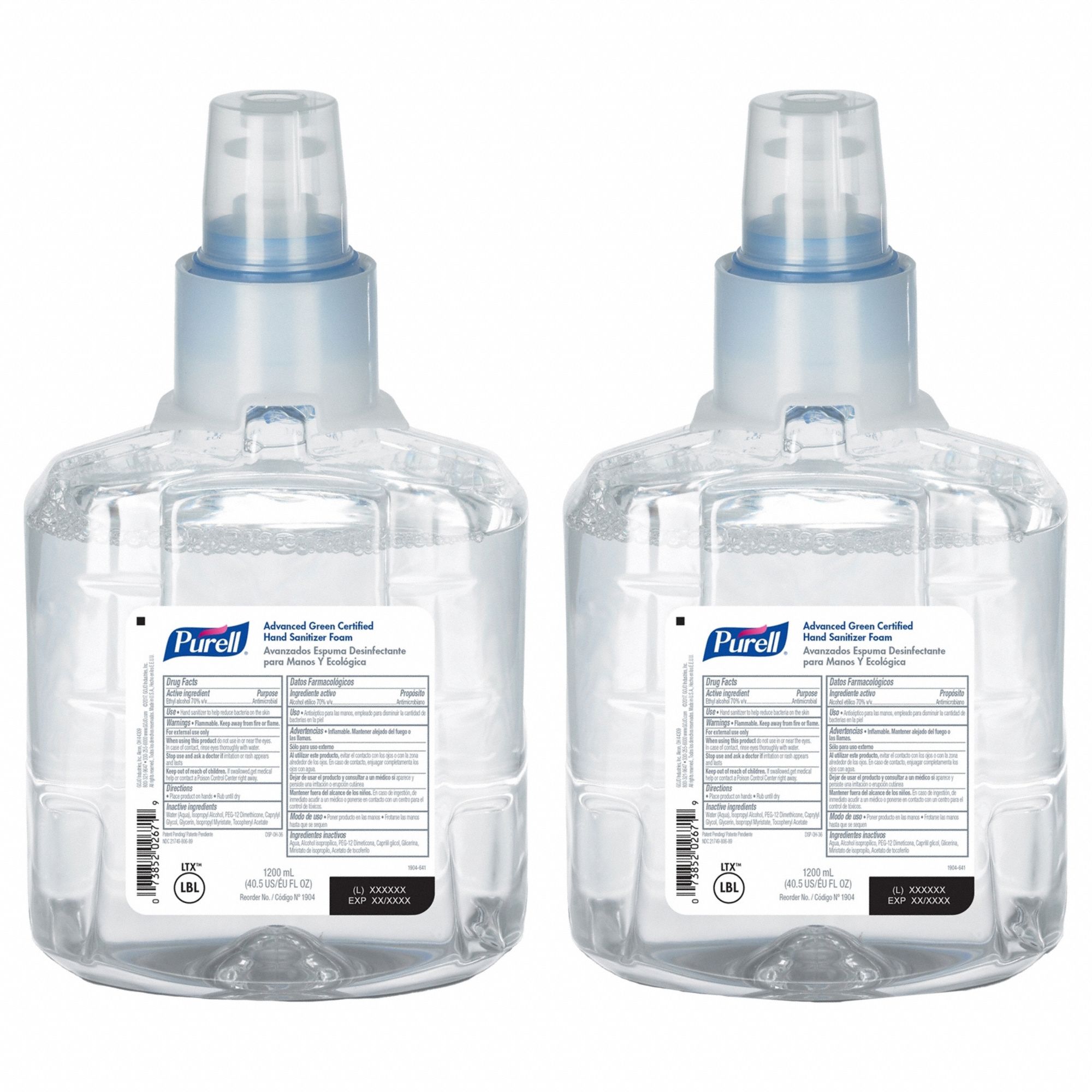 PURELL, LTX-12™ Series, Foam, Hand Sanitizer - 15E331|1904-02 - Grainger