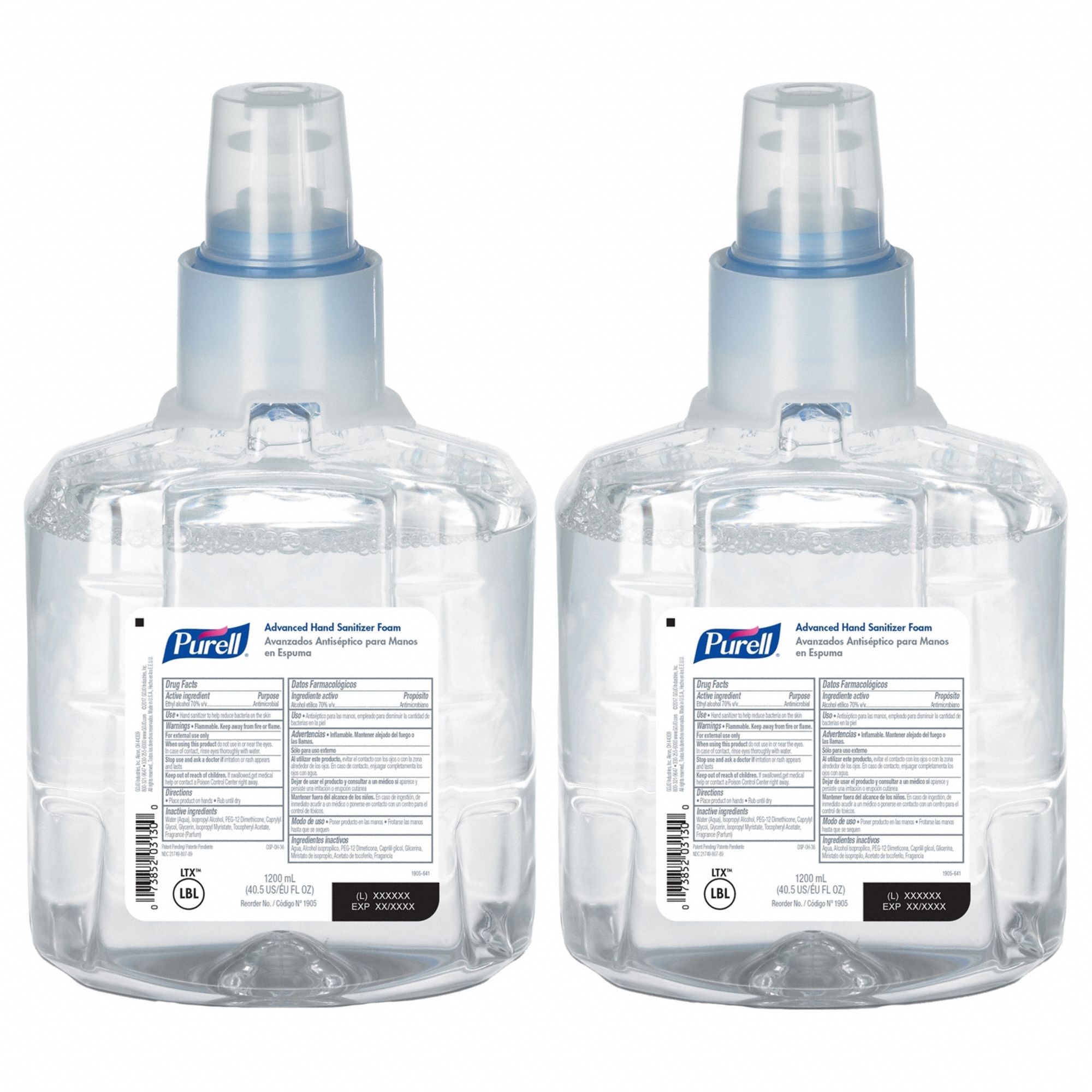 PURELL, LTX-12™ Series, Foam, Hand Sanitizer - 15E332|1905-02 - Grainger