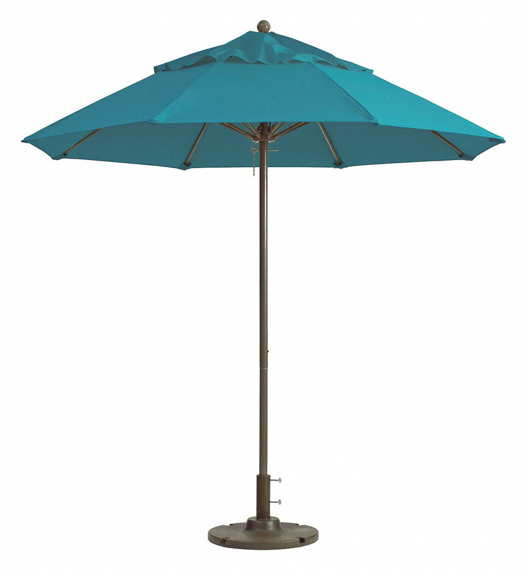 GROSFILLEX, Turquoise, Aluminum, Patio Umbrella - 190V40|98324131 ...