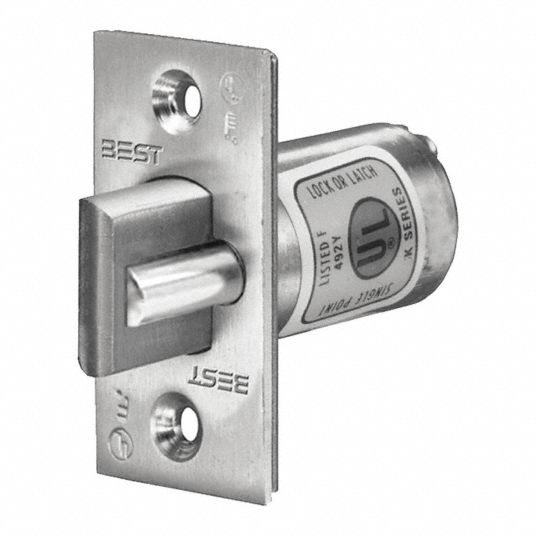 BEST, Chrome, Lockset Latch - 191FF7|7KCL2626 - Grainger