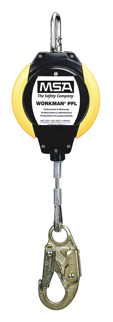 MSA Línea de Vida Retráctil Capacidad 400 lb. 1 soportes - Líneas de ...