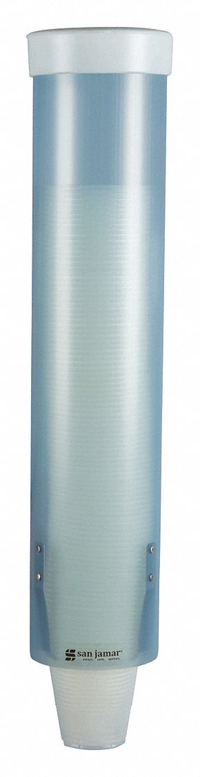 Cup Dispenser,Pull-Type,Med,Blue - Grainger