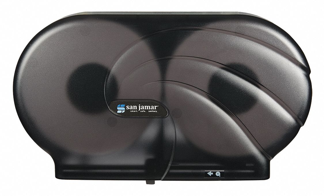 SAN JAMAR, Dispnsr,Jbt,Twin,9",Oceans,Black - 191W22|R4090TBK - Grainger