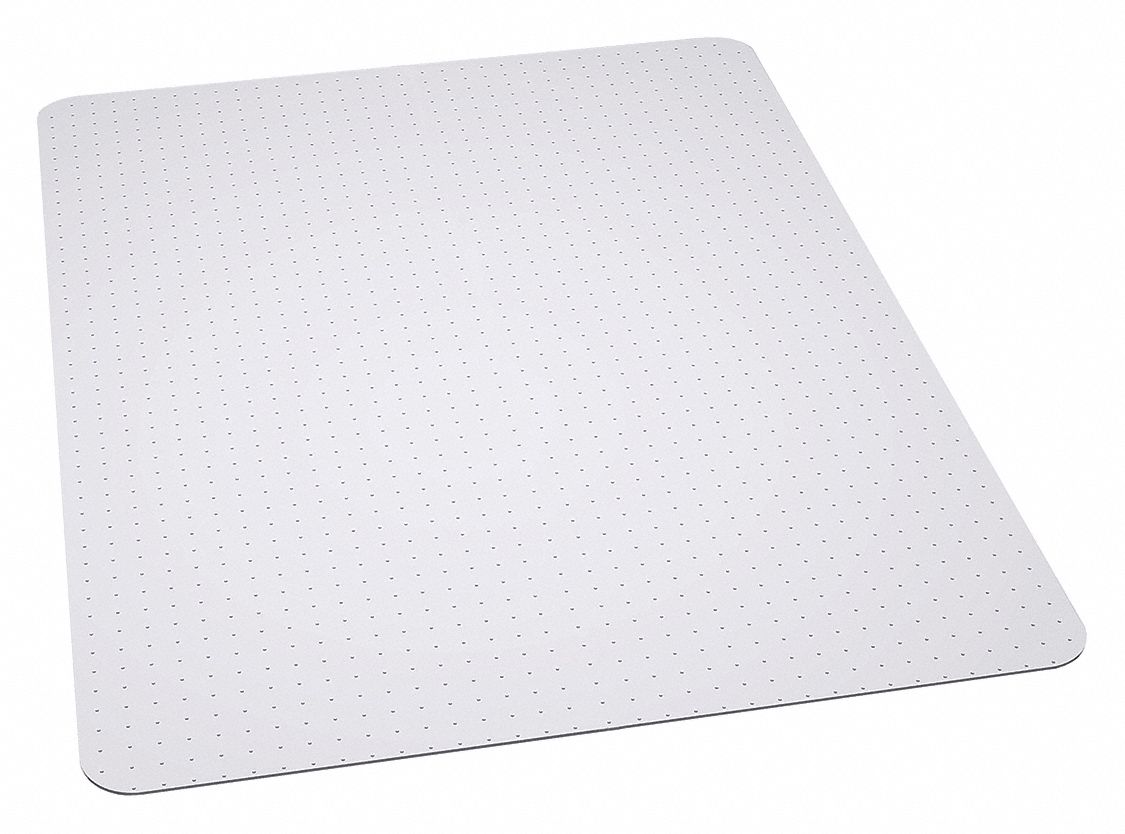Carpet Chair Mat,36"x48",Clear - Grainger