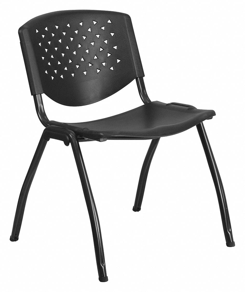 FLASH FURNITURE, Plastic Seat, Metal Frame, Stacking Chair - 192L89|RUT ...