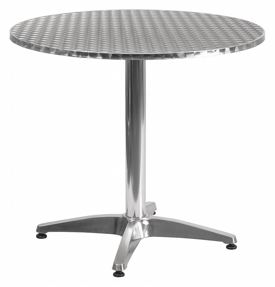 FLASH FURNITURE, TLH-052-3-GG, Table,Round,Aluminum,31.5" - 192R01|TLH ...