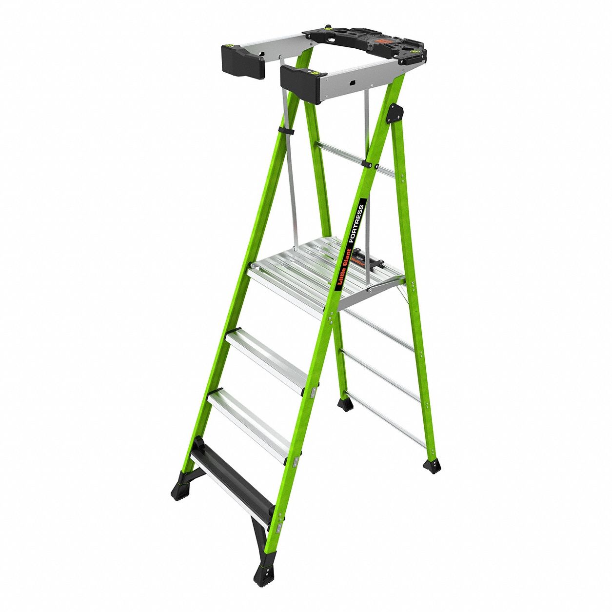LITTLE GIANT, 4 ft Overall Ht, Fiberglass, Platform Stepladder - 803J11 ... LITTLE GIANT, 4 ft Overall Ht, Fiberglass, Platform Stepladder - 803J11 ...