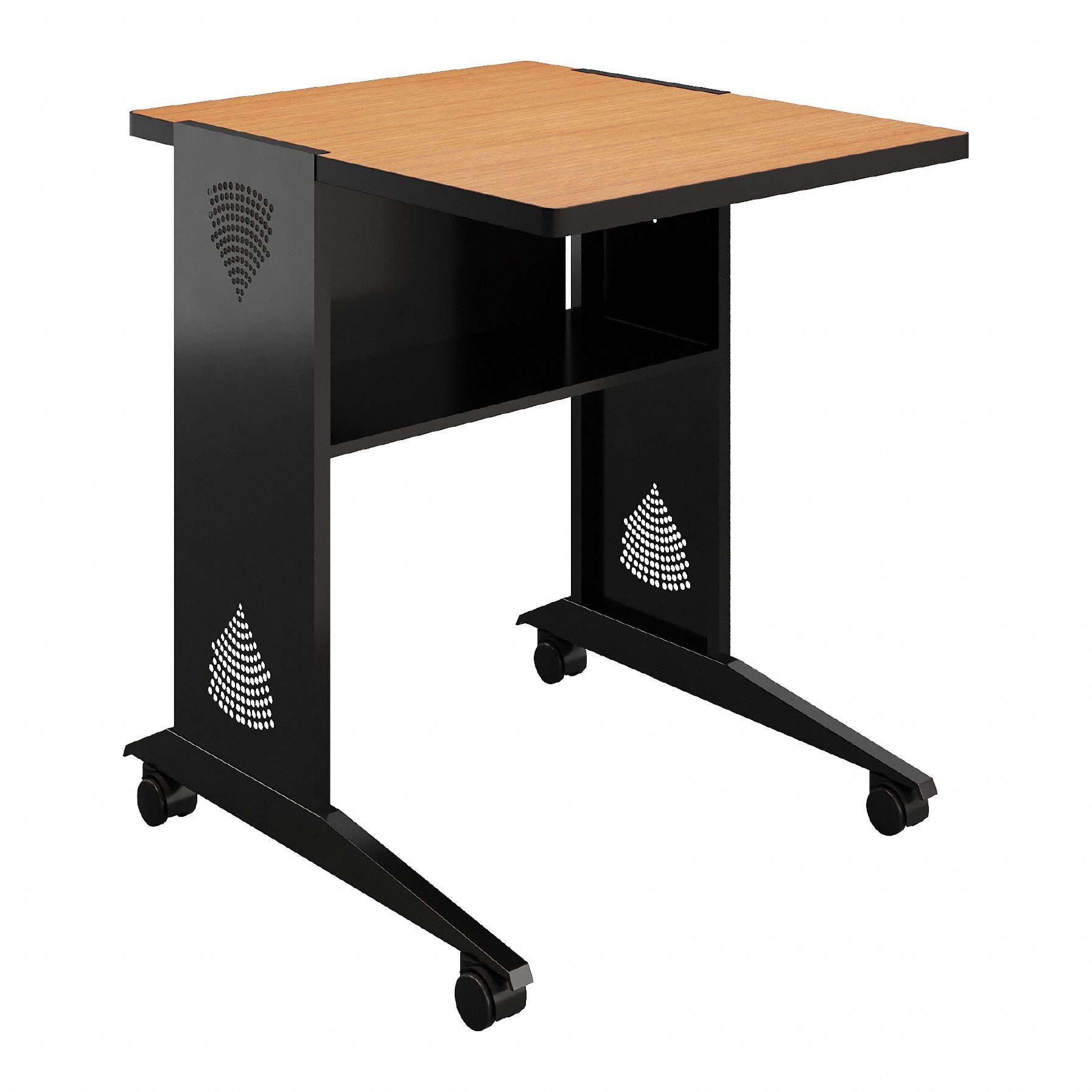 SAFCO, Black, Laminate/Steel, Fax/Printer Stand - 619R70|1934 - Grainger