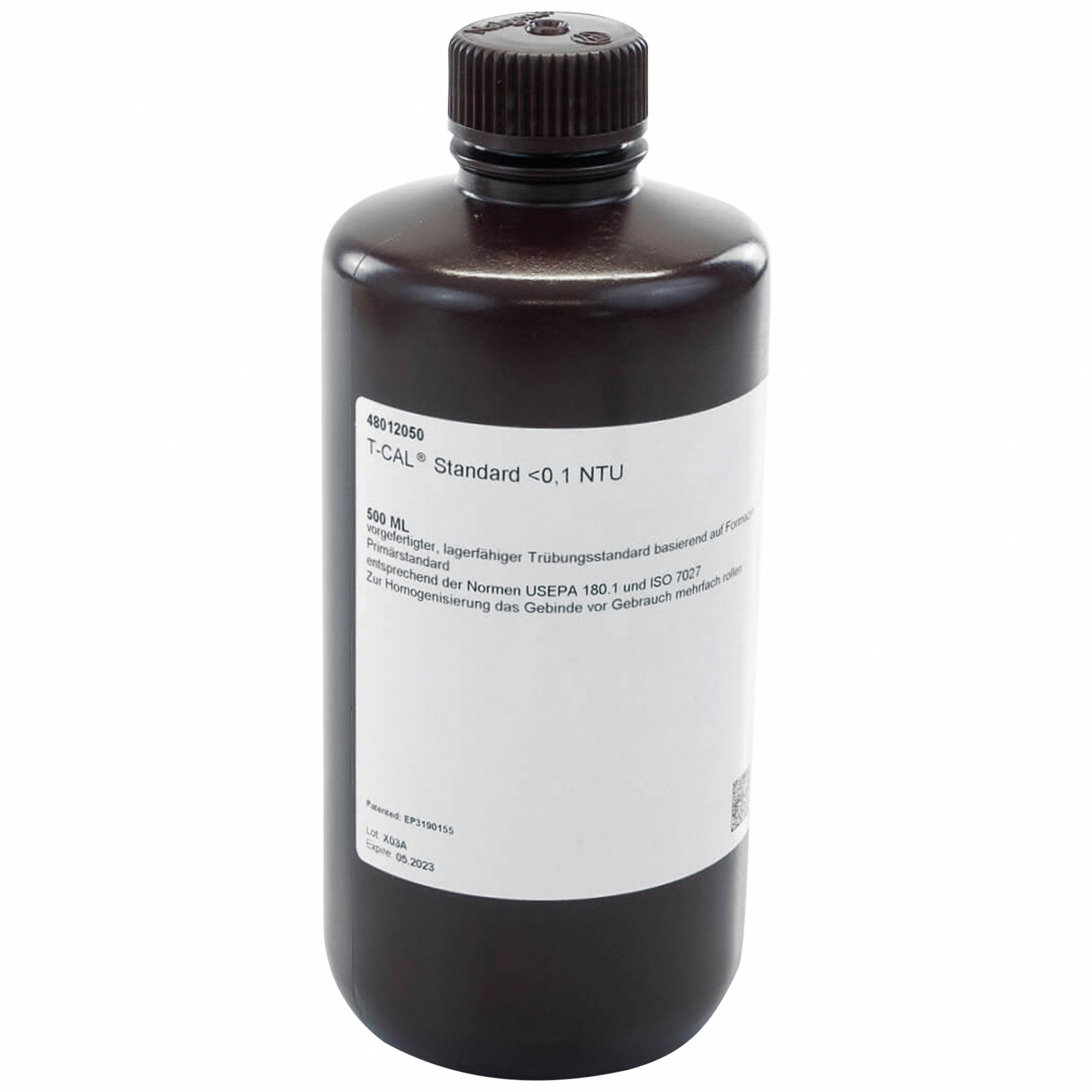 500 mL, 500, Water Testing Solution - 800WT5|T-CAL TURBIDITY STANDARD ...