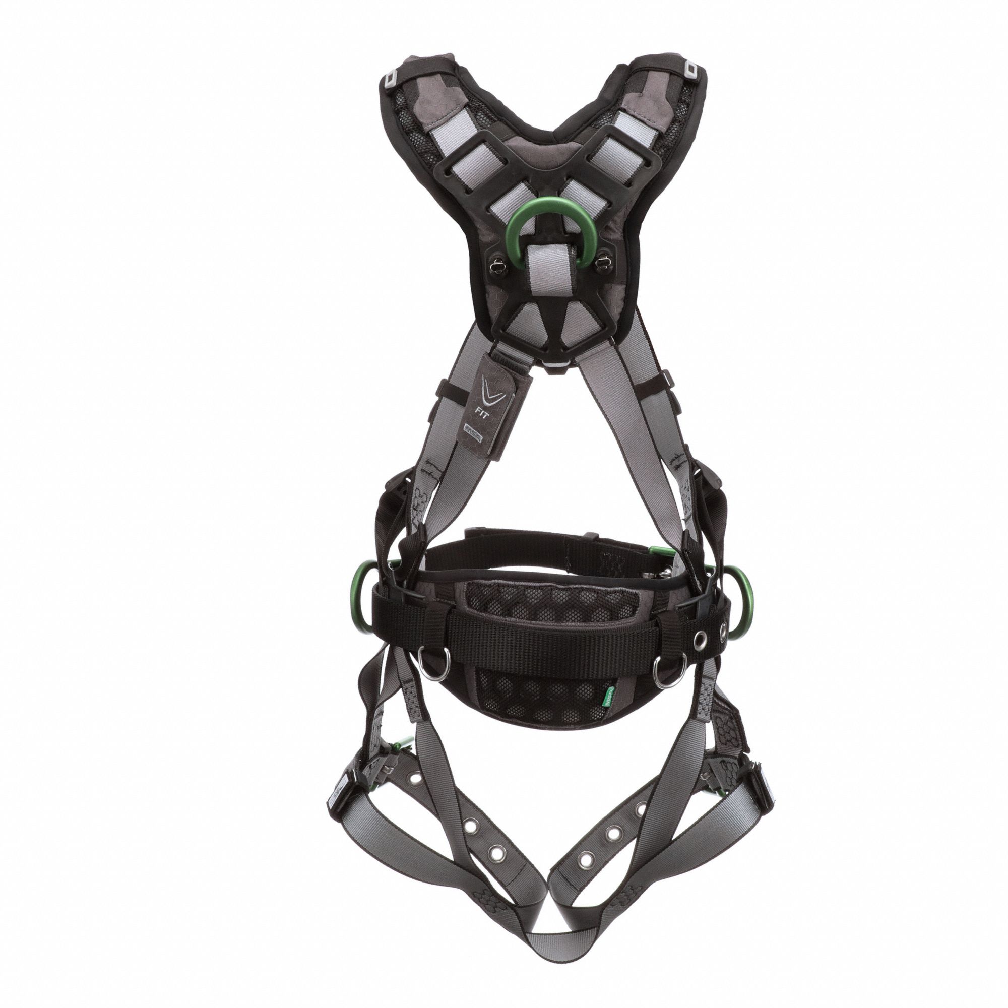 MSA Full Body Harness: Positioning, Vest Harness, Back/Hips, With Belt ...