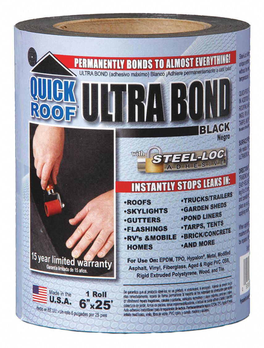 6 in W, 25 ft L, Roof Repair Tape - 198JG1|UBB625 - Grainger